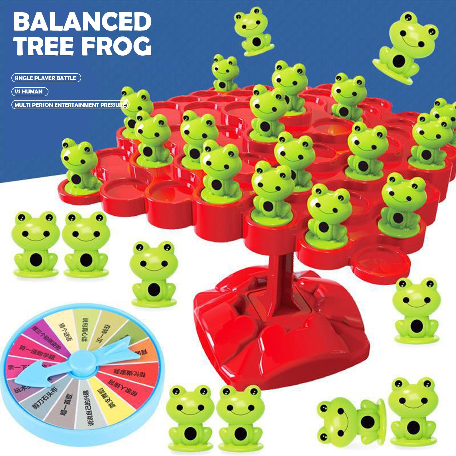Frog Balance Tree Counting Toy Math Game Educational STEM Learning Kids ...