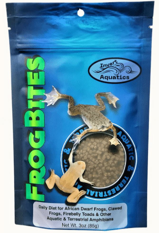 Frog Bites - Moist Pellet Sinking Diet for Frogs & Small Amphibians (3 ...