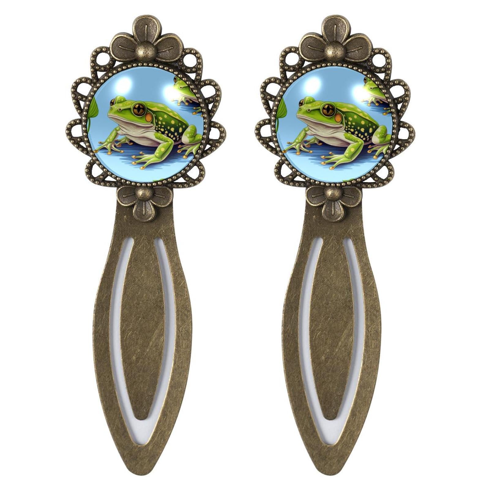 Frog Book Marks: Vintage Copper-Colored Lace Bookmarks - Set of 2 ...