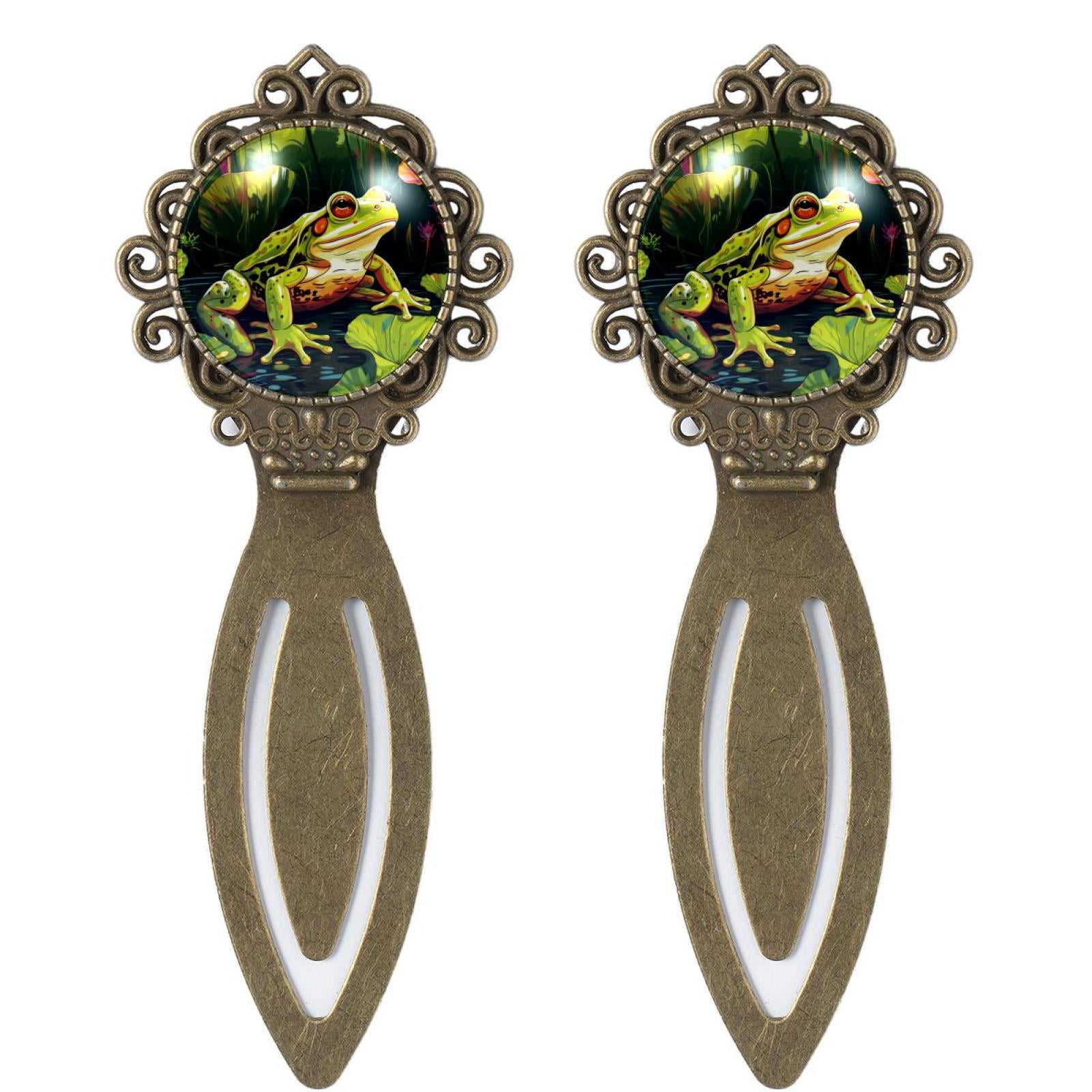 Frog Book Marks: Vintage Copper-Colored Lace Bookmarks - Set of 2 ...
