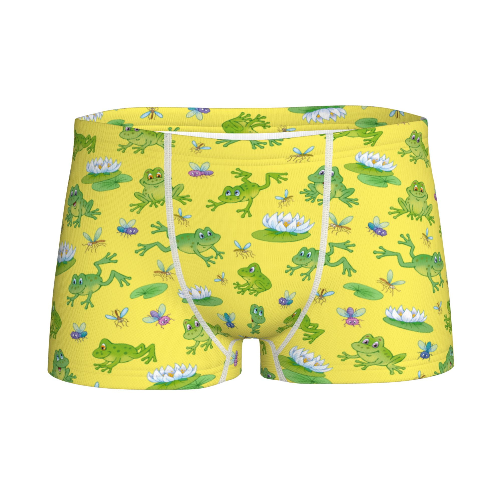 Frog Boys'100% Cotton Boxer Brief Soft Moisture Wicking Breathable ...