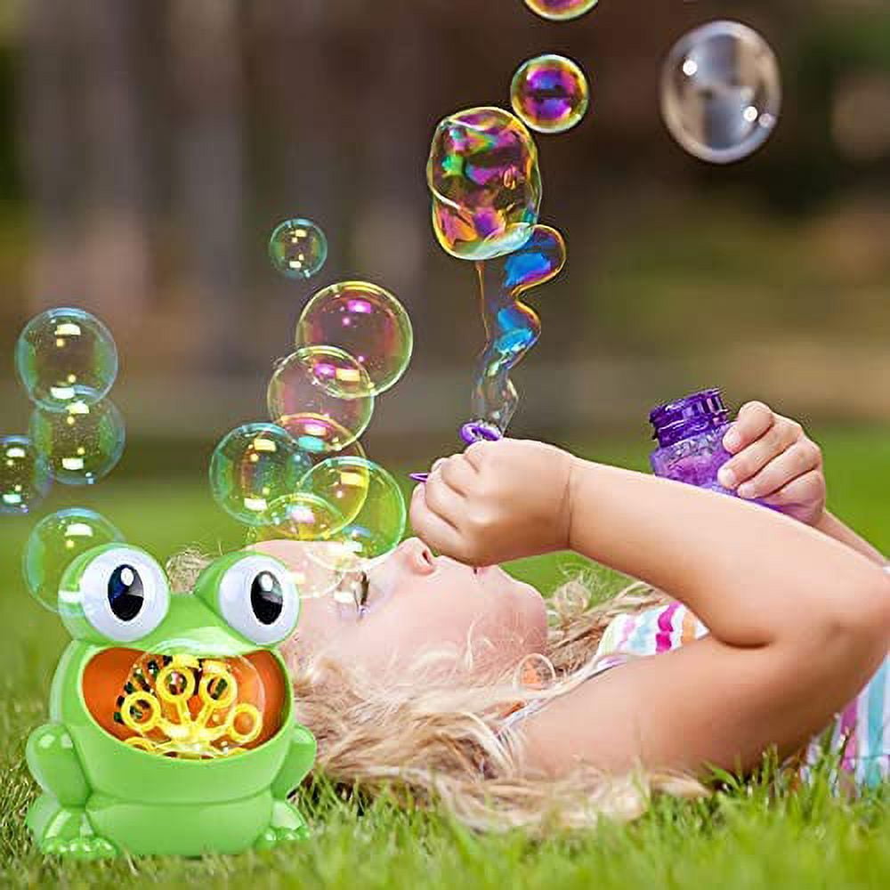 Frog Bubble Machine Toys, Children's Automatic Electric Bubble Blowing ...