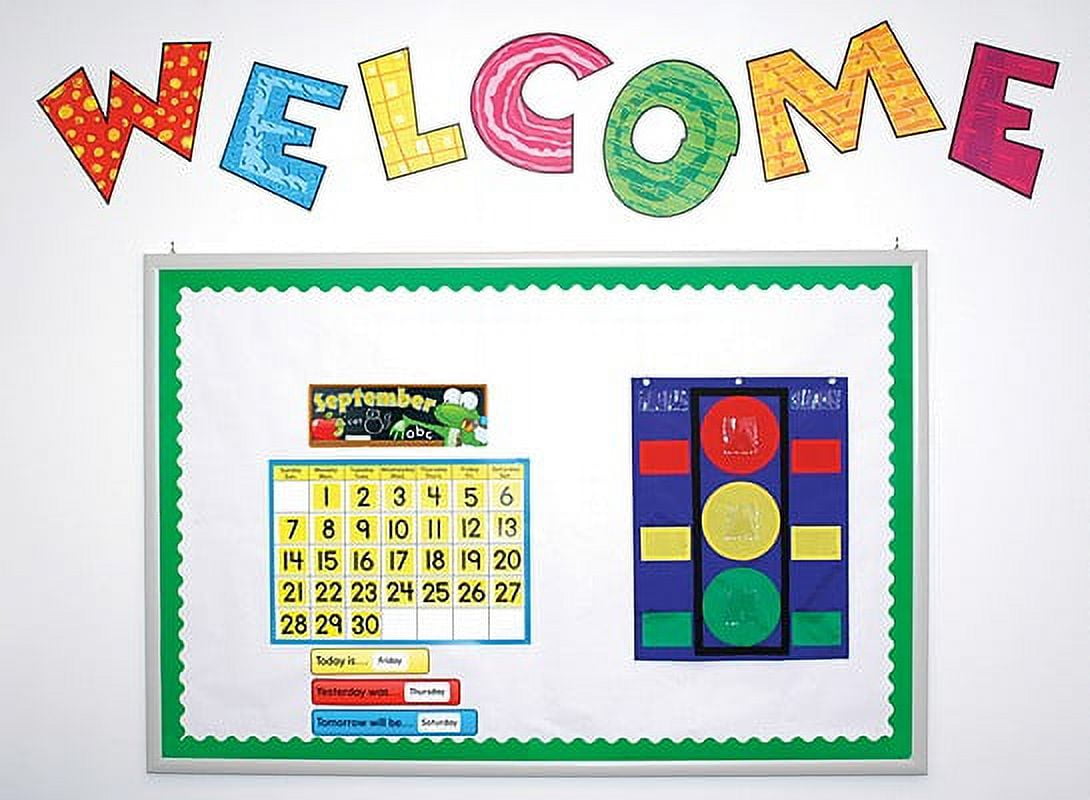 Frog Calendar Set Bulletin Board Set - Walmart.com