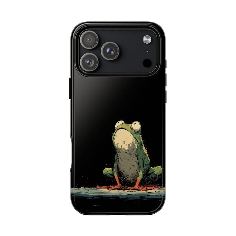 Frog Cartoon Funny Cute Animal Illustration Artwork Phone Case for 11 ...