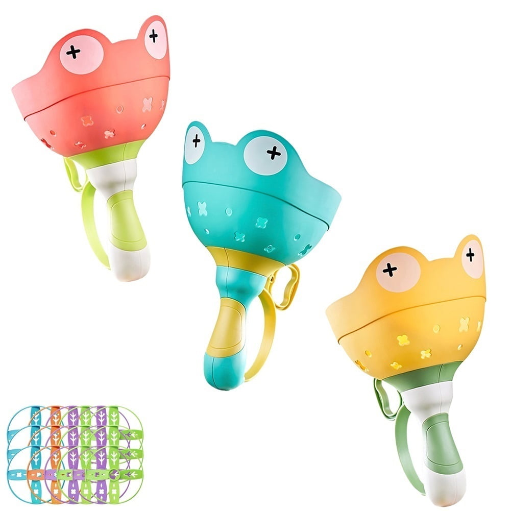 Frog Catch Game,Outdoor Toys for Kids Ages 3-7,Flying Disc Launcher Toy ...