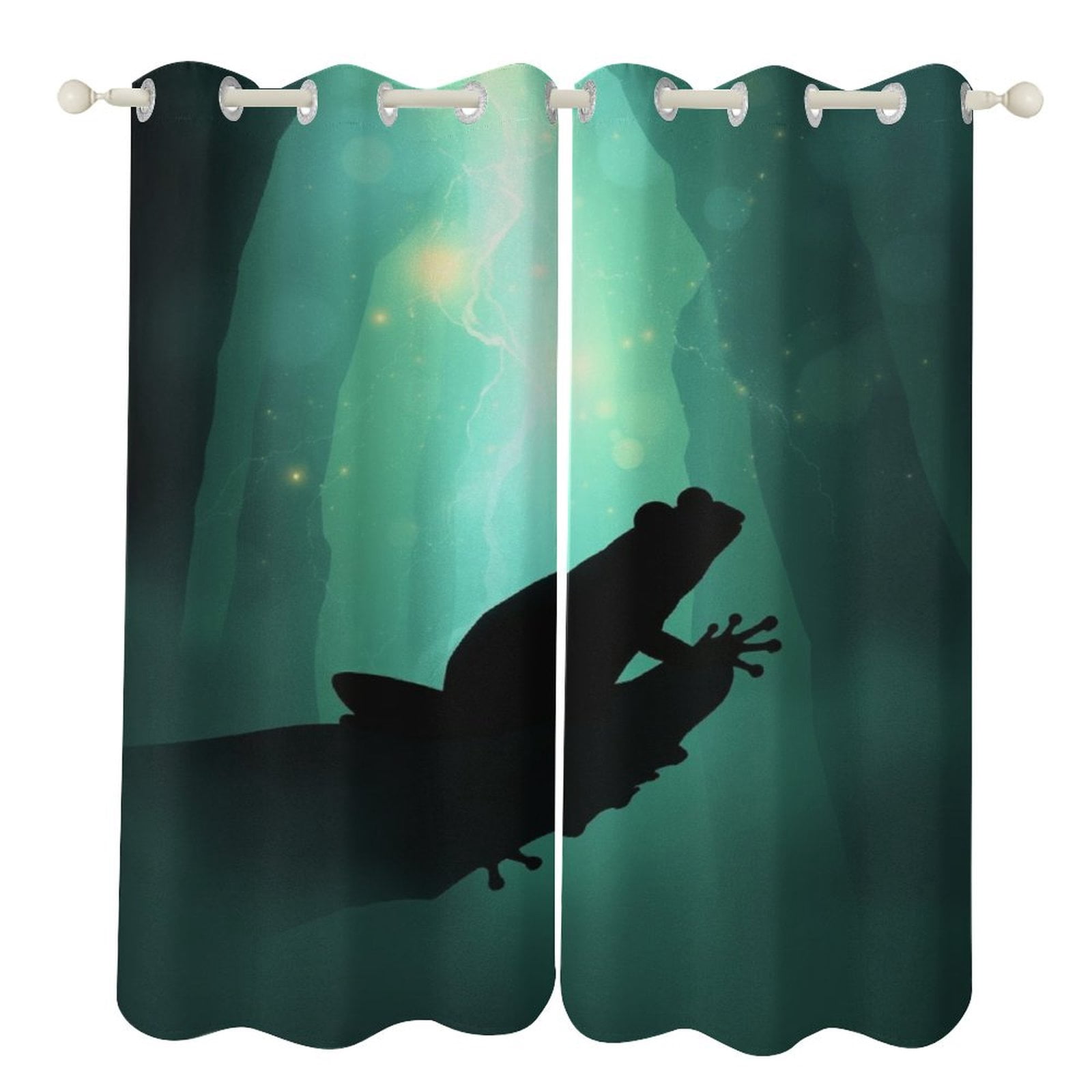 Frog Cave Glow Curtain for Living Room Bedroom Set Design High Quality ...