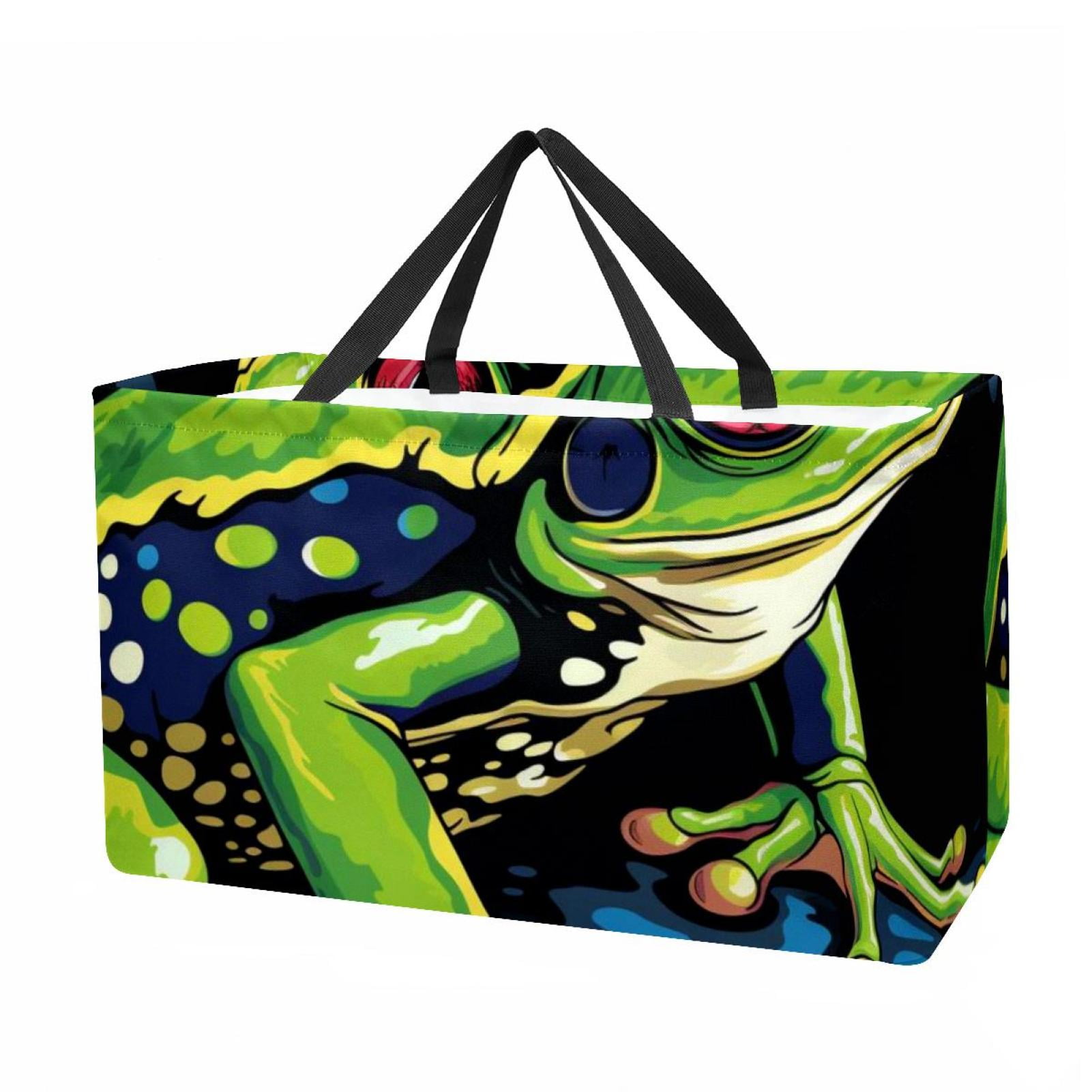 Frog Collapsible Oxford Cloth Storage Bin: Reusable, Foldable, and ...
