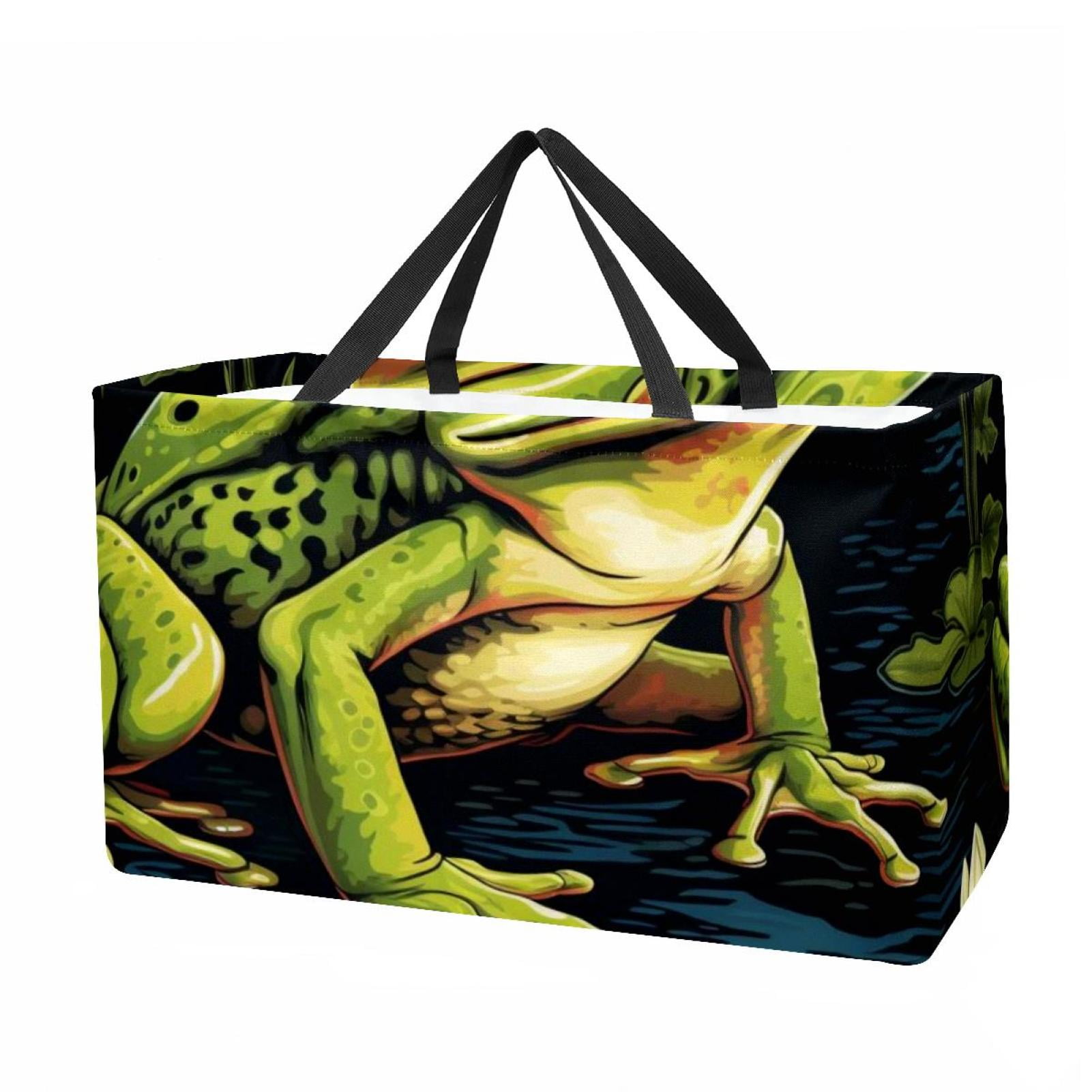 Frog Collapsible Oxford Cloth Storage Bin: Reusable, Foldable, and ...
