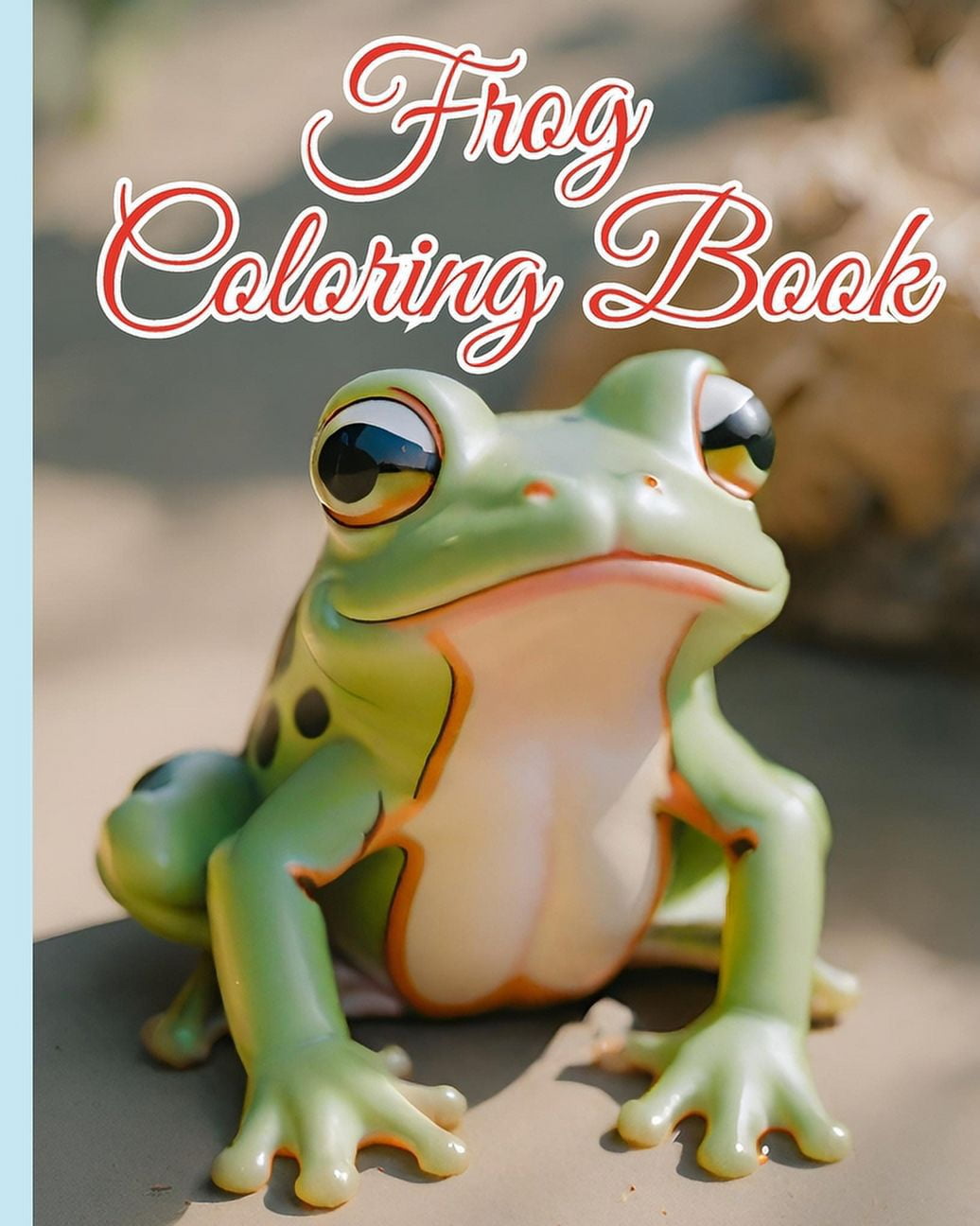 Frog Coloring Book: A Kawaii Froggy Coloring Pages, Frog Themed ...