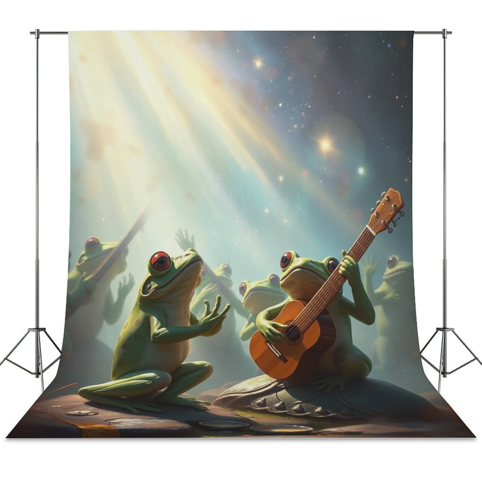 Frog Concert Backdrop Baby Shower Newborn Portrait Girl Boy Birthday ...