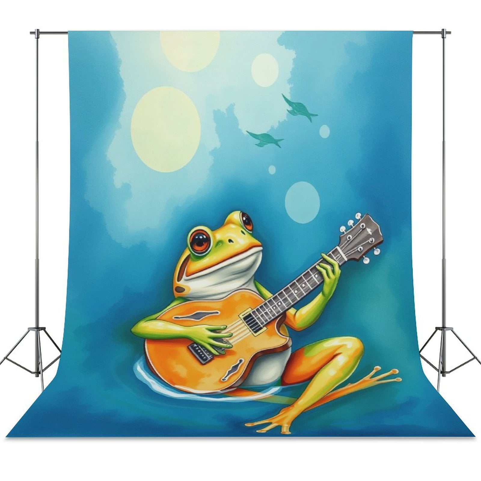 Frog Concert Backdrop Baby Shower Newborn Portrait Girl Boy Birthday ...