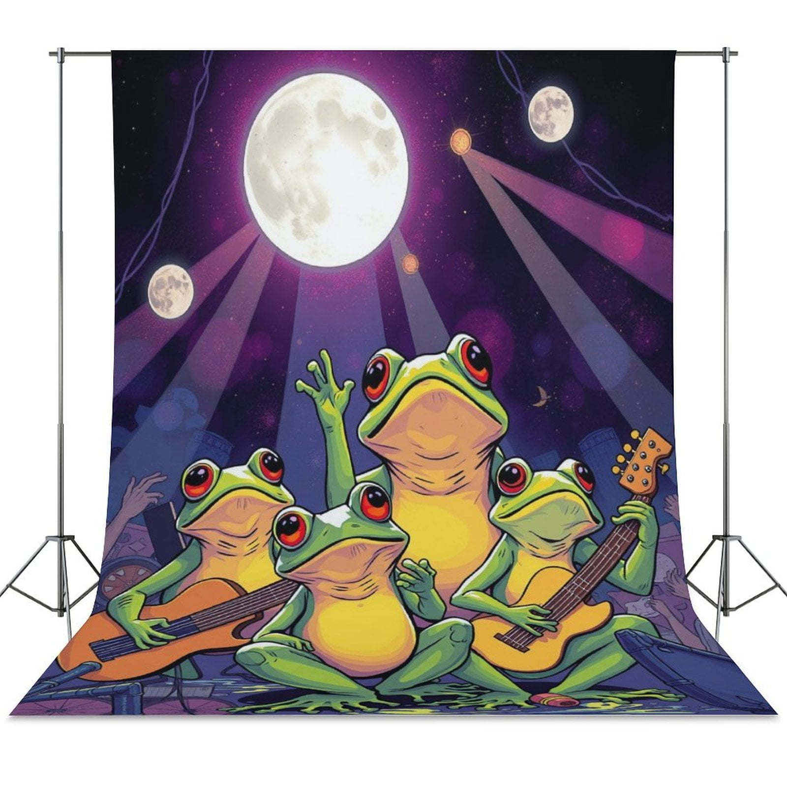 Frog Concert Backdrop Baby Shower Newborn Portrait Girl Boy Birthday ...