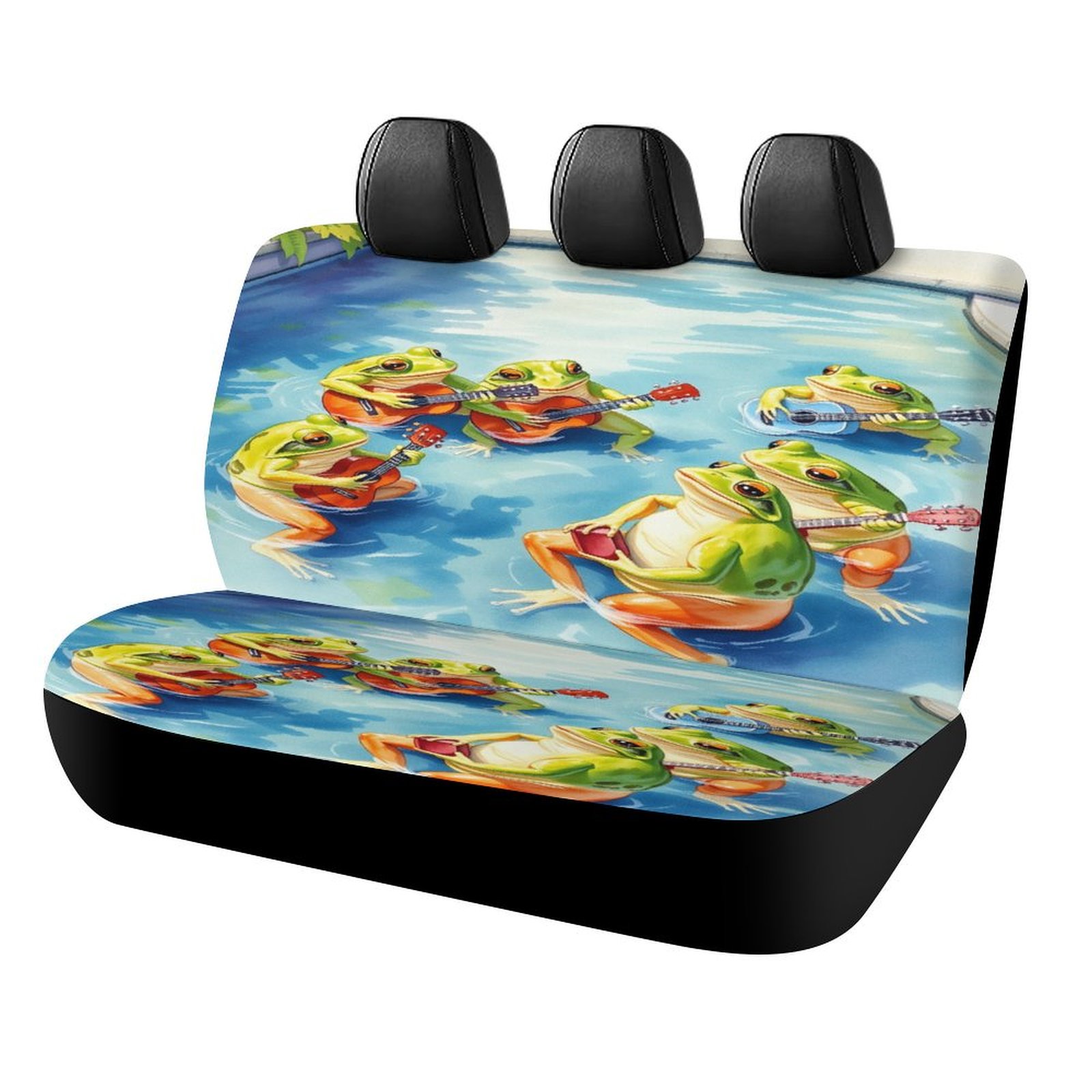 Frog Concert Car Back Seat Pad Useful Stain Resistant Covers Universal ...