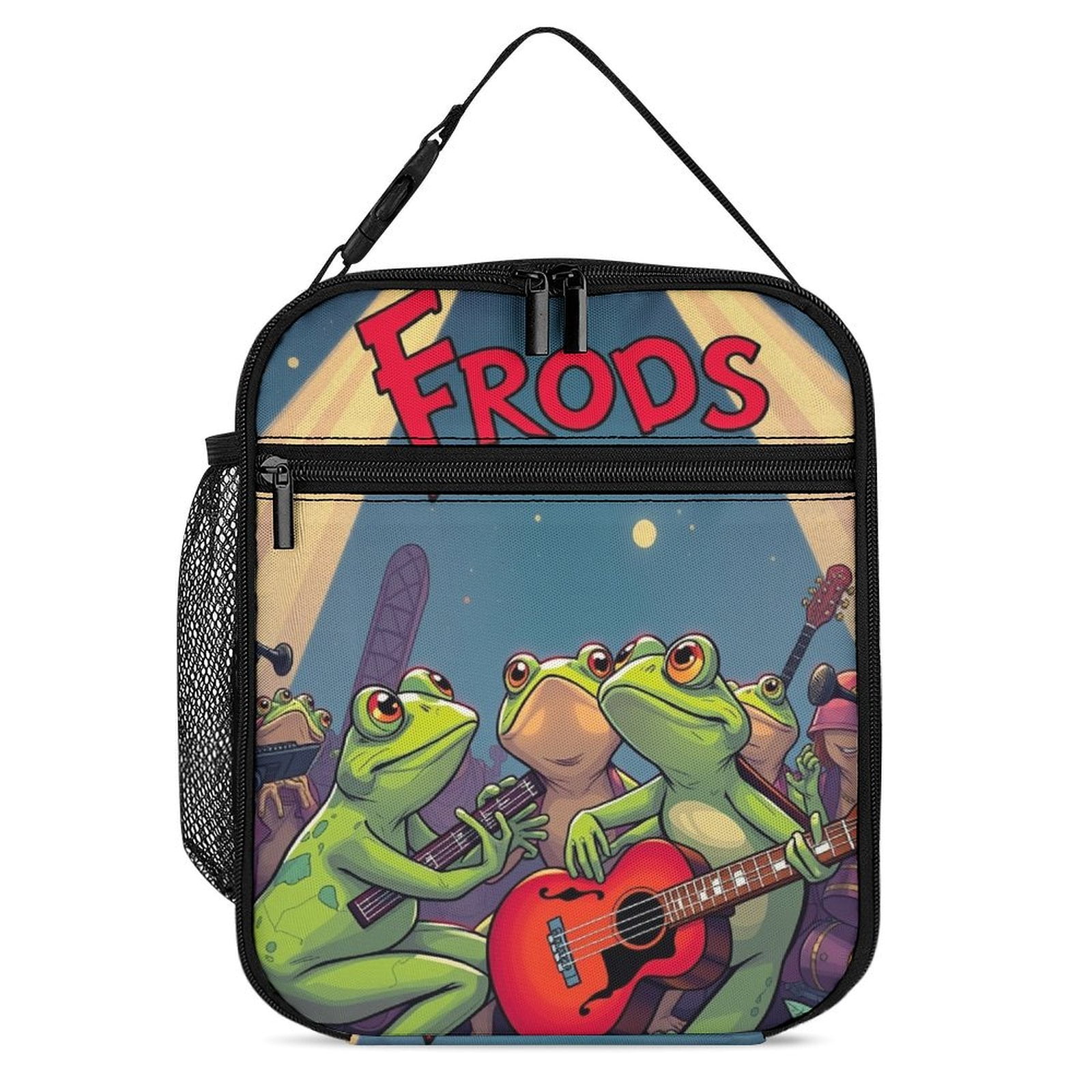 Frog Concert Lunch Bag For Men Women Reusable Lunch Box Insulated ...