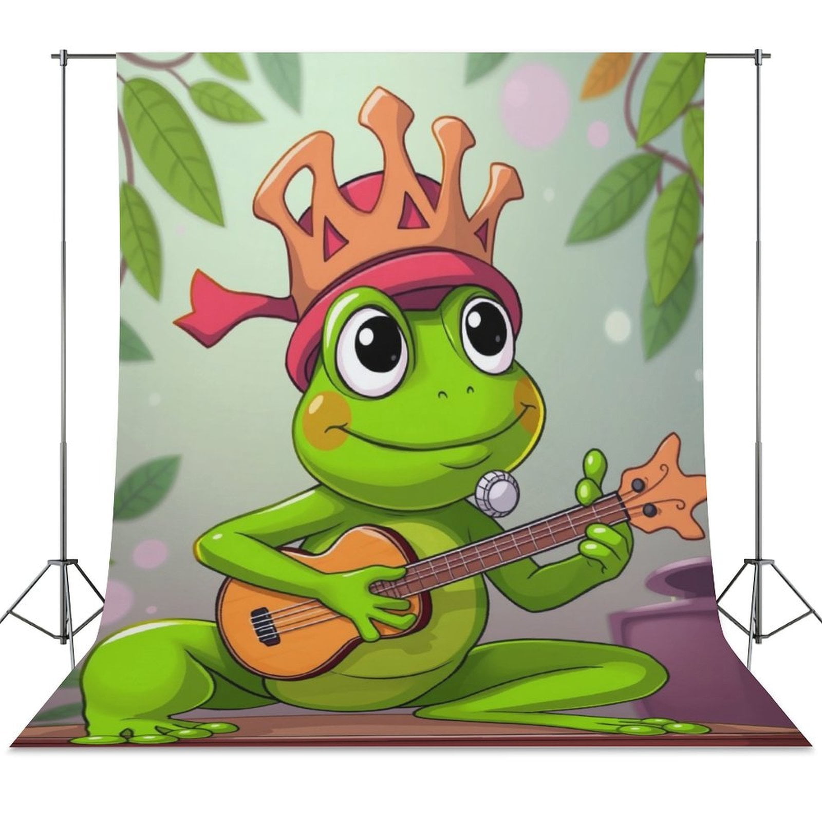 Frog Concert Party Backdrop Birthday Decoration Backgrounds for ...