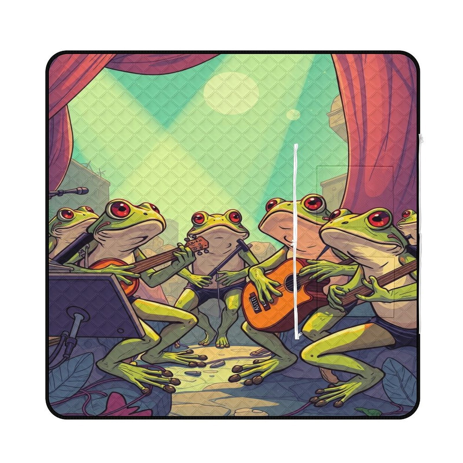 Frog Concert Portable Waterproof Outdoor Picnic Mat Camping Tent Inner ...
