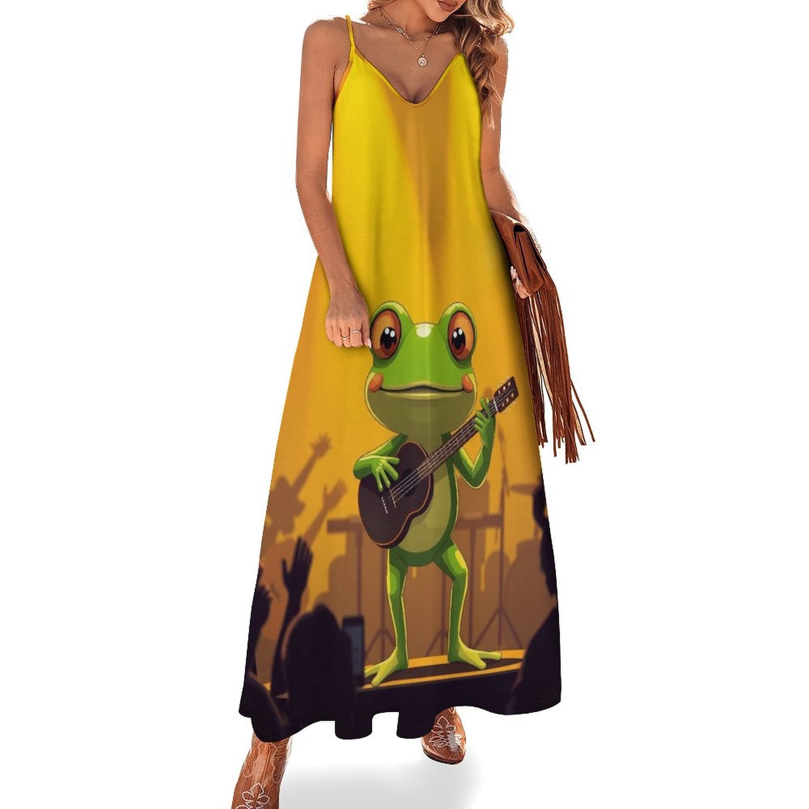 Frog Concert Sleeveless Dress Dresses for Women 2025 Luxury Designer ...
