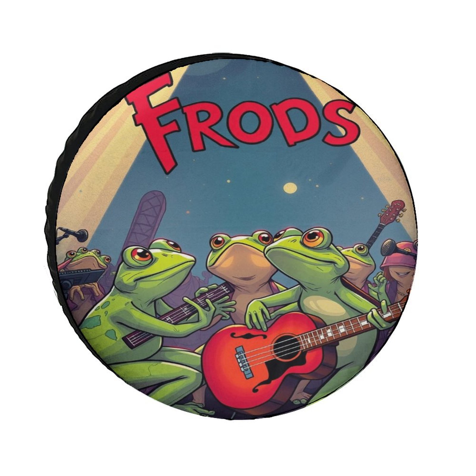 Frog Concert Spare Tire Cover Weatherproof Wheel Camper Protectors ...