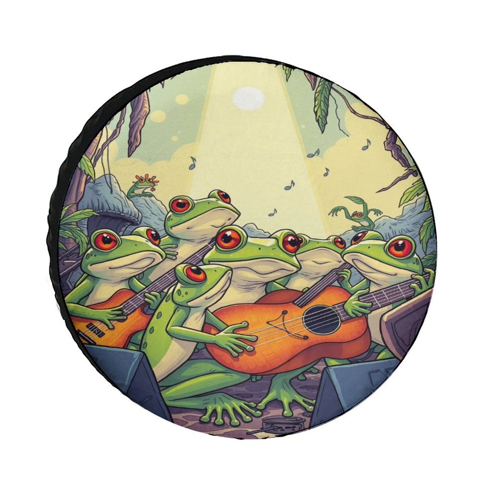 Frog Concert Spare Tire Cover Weatherproof Wheel Camper Protectors ...