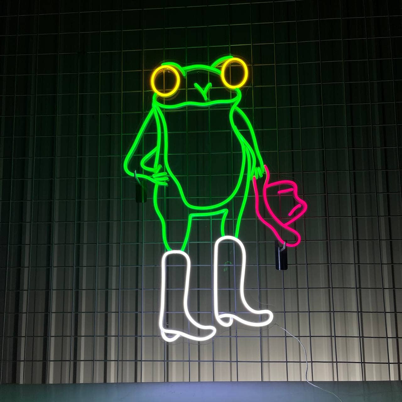 Frog Cowboy Neon Sign, Farm Long-lasting Art Wall Deco - Walmart.com