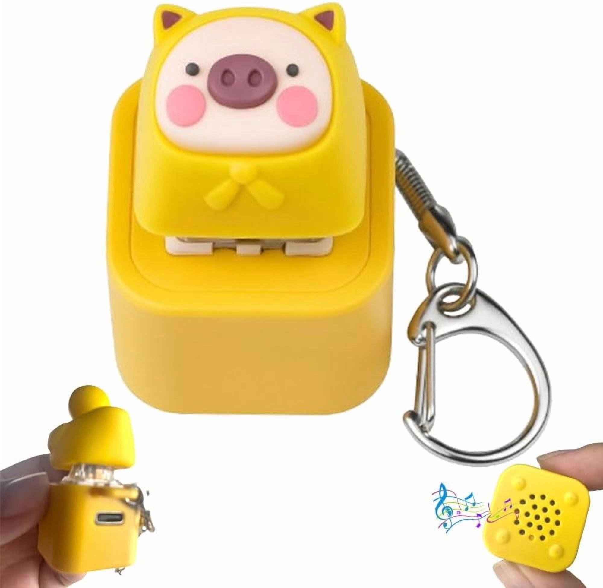 Frog Croaking Keychain with LED Lights & Sound – Rechargeable Croak or ...