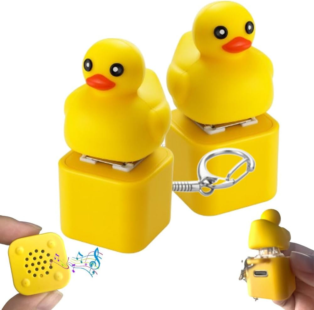 Frog Croaking Keychain with LED Lights & Sound – Rechargeable Croak or ...