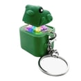 Frog Croaking Keychain, Realistic Click Button Keychain, Portable Frog ...