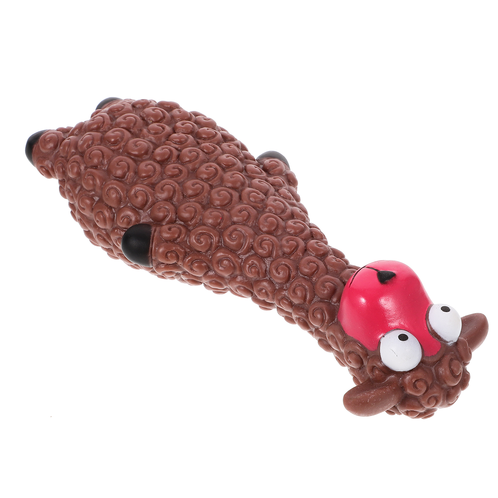 FRCOLOR Interactive Latex Dog for Play with and Squeaky Sound 6.5 x 4 ...