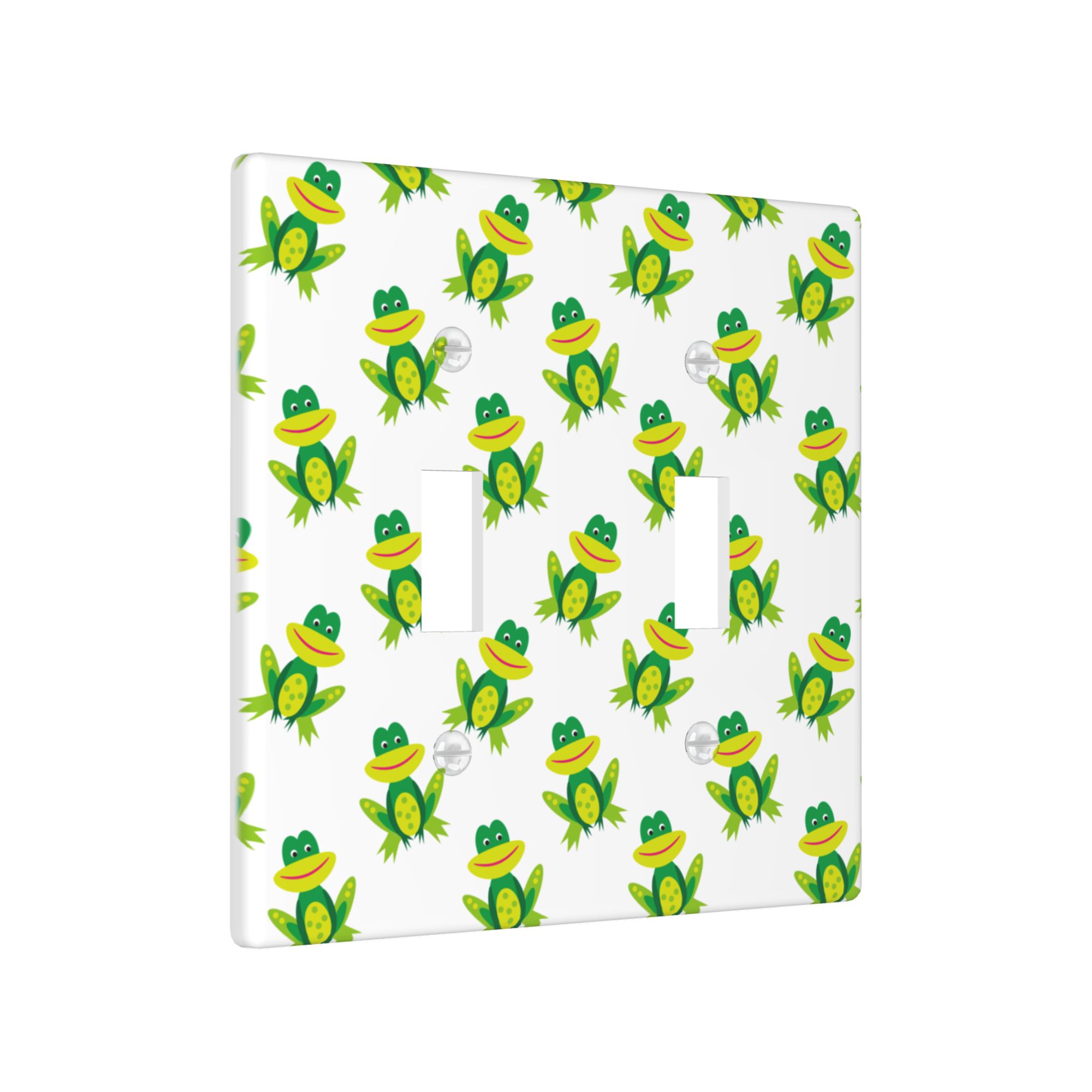 Frog Double Toggle Light Switch Plate Decorative Wall Plate Cover ...