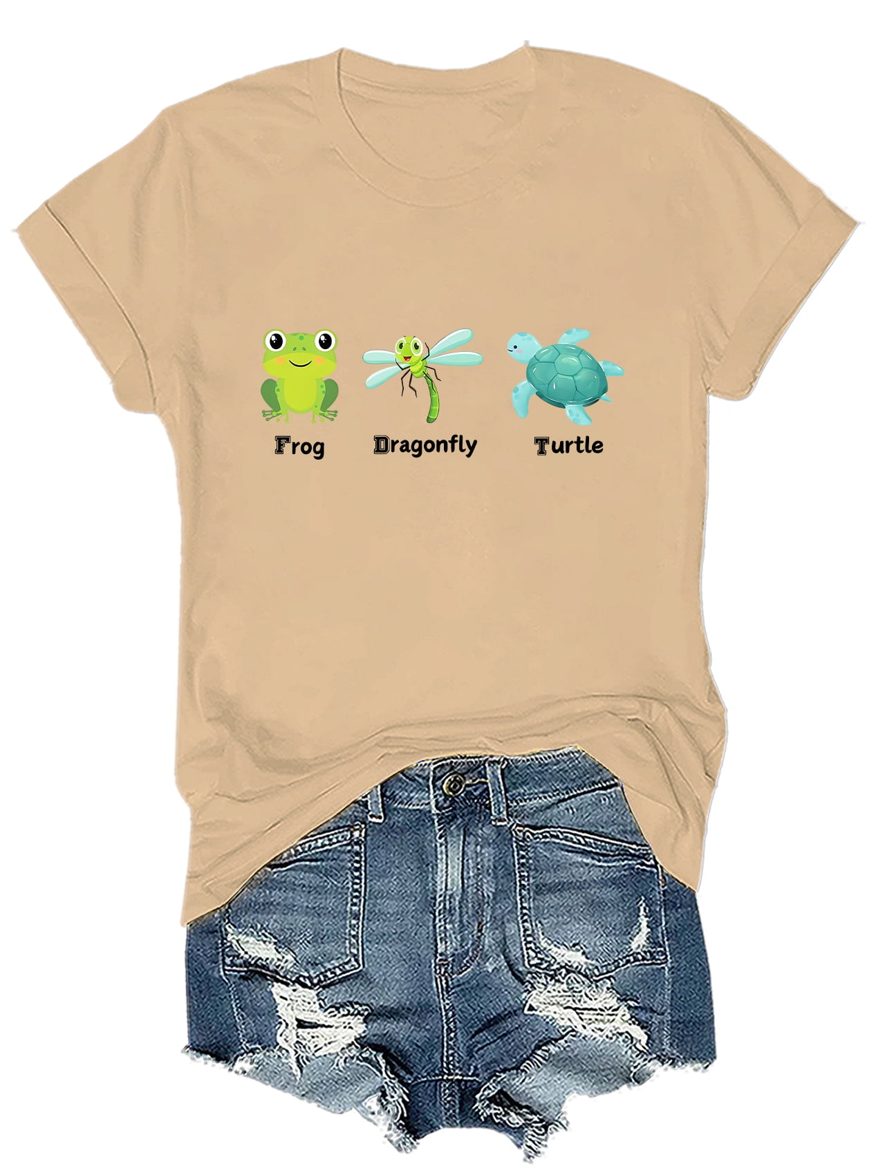 Frog Dragonfly Turtle Shirt, Frog Dragonfly Turtle TShirt, Frog ...