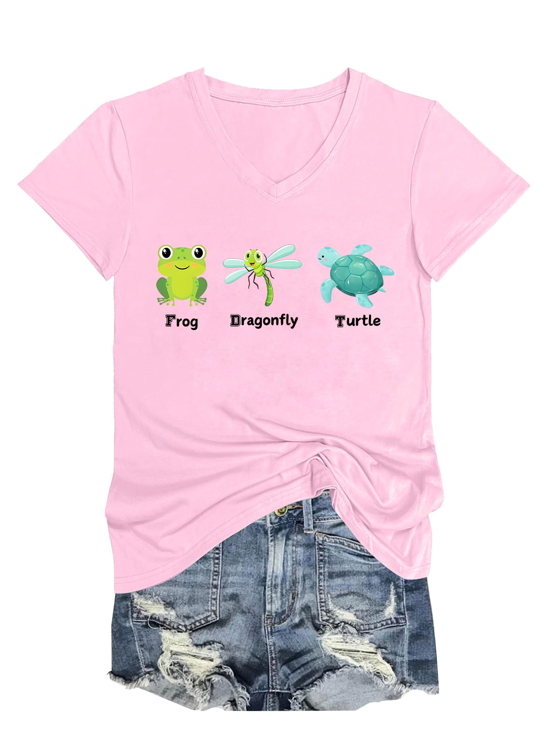 Frog Dragonfly Turtle Shirt, Frog Dragonfly Turtle TShirt, Frog ...