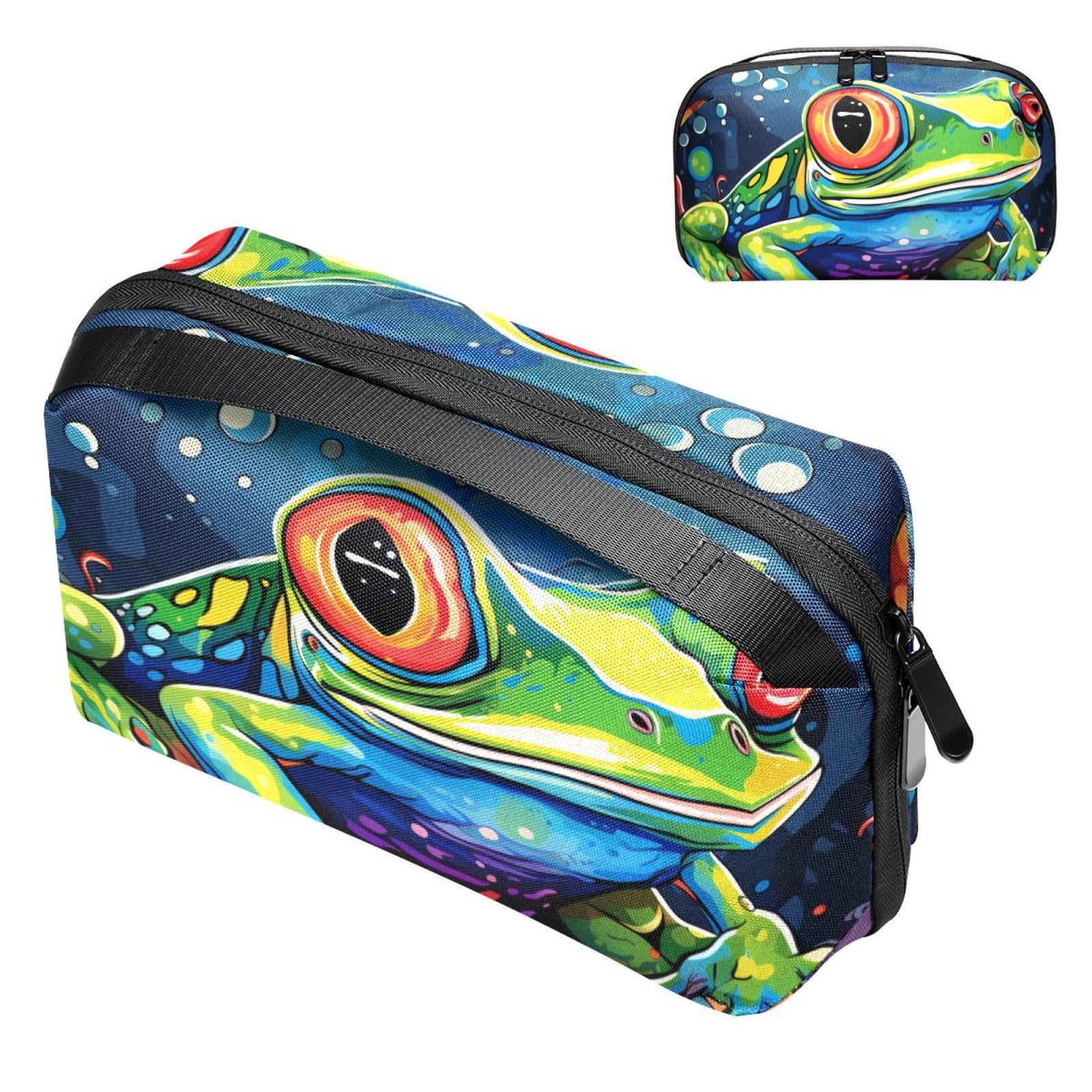 Frog Electronic Organizer Travel Case, Oxford Fabric Waterproof PC Case ...