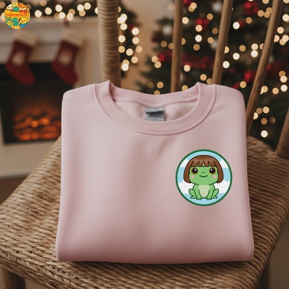 Frog Embroidered Sweatshirt | Frog University T-shirt, Embroidered ...