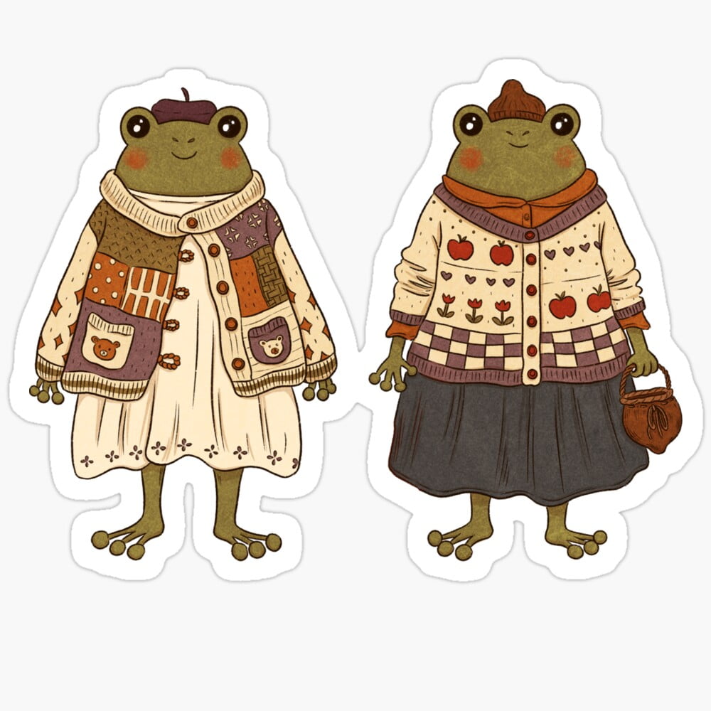 Frog Fashion Is What I Dream About At Night Sticker Phone Decal Water ...