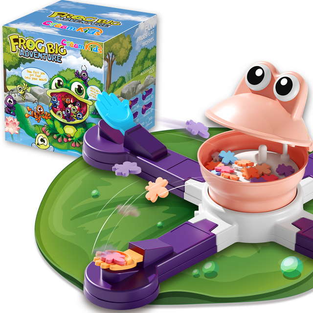 Bewos Frog Feeding Game Toy, Mr. Mouth Feeding Board Game Set, Frog ...