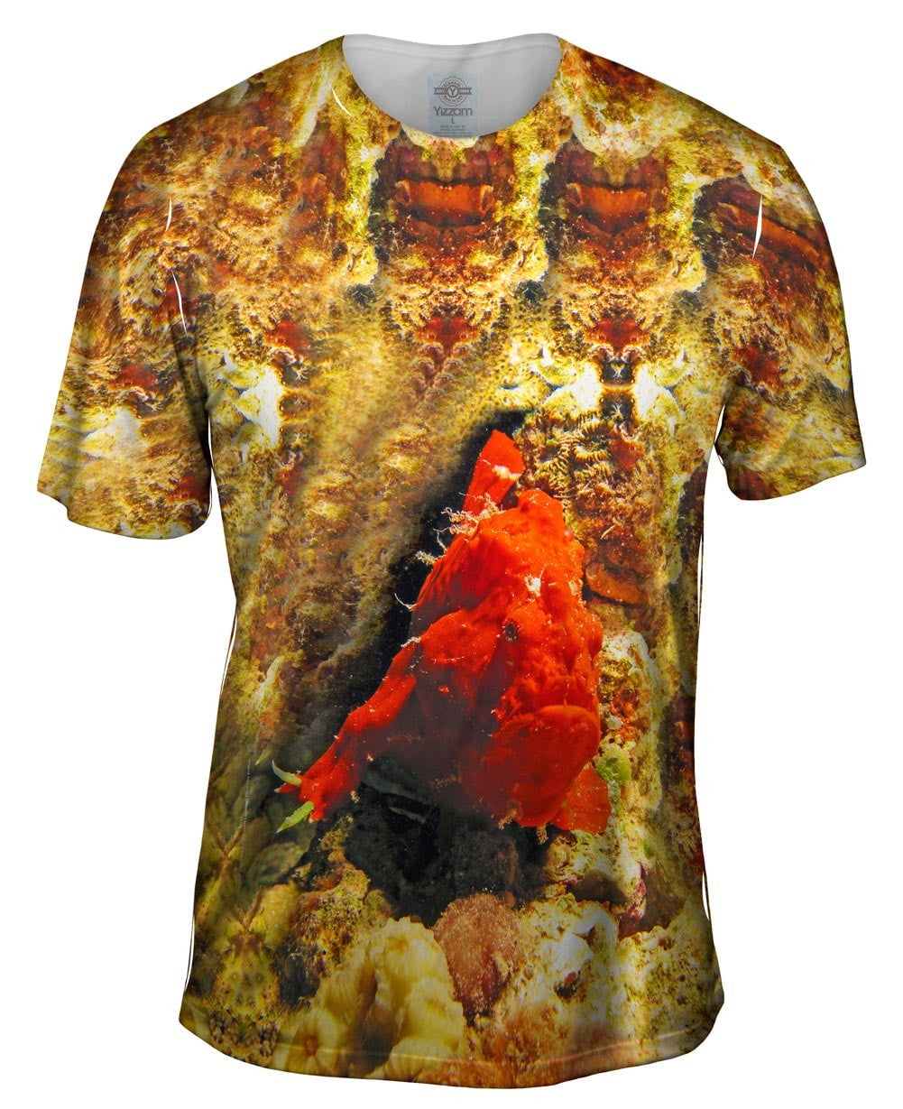 Frog Fish Underwater Mens T-Shirt All Over Print - Walmart.com