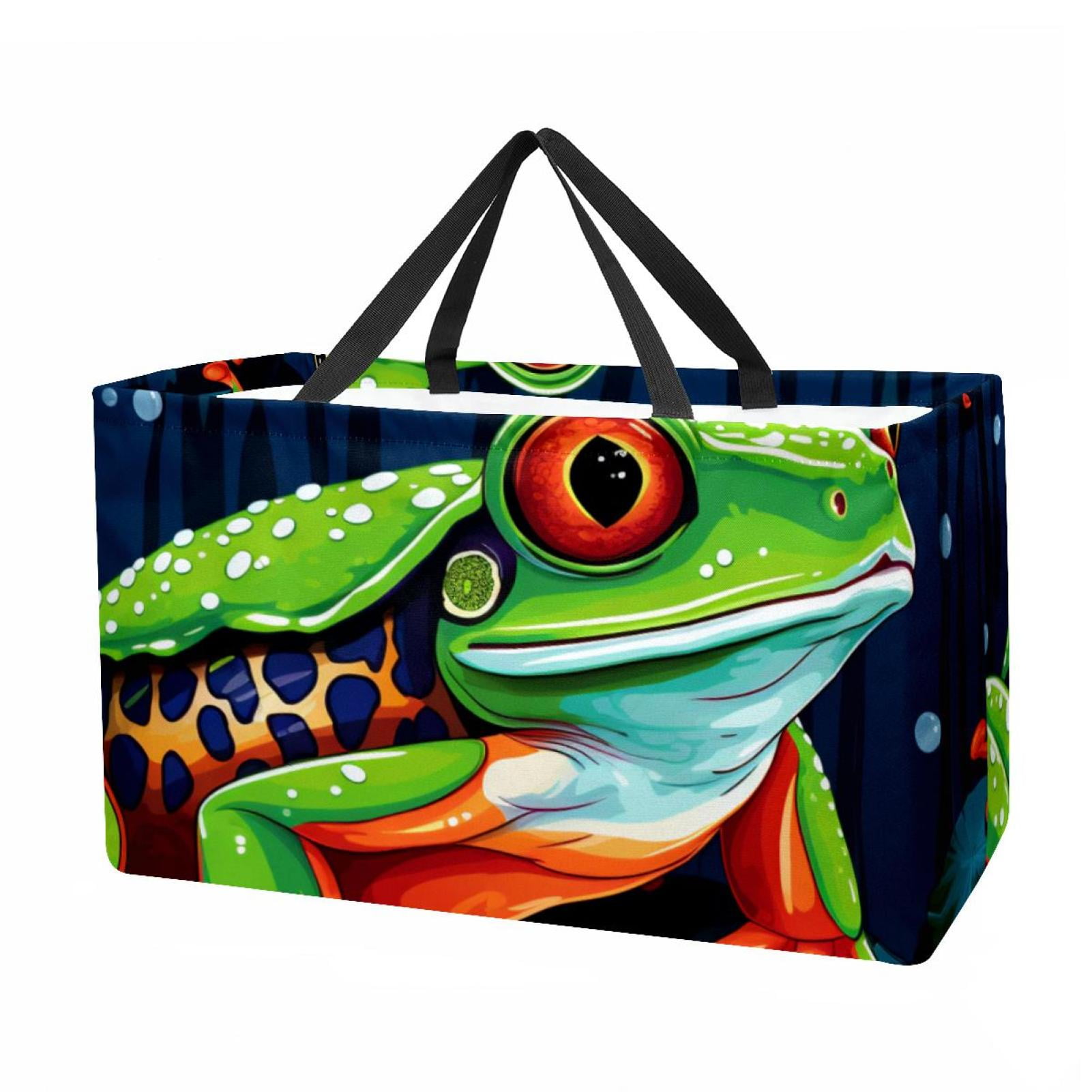 Frog Foldable Oxford Cloth Reusable Storage Basket Cube Organizer ...