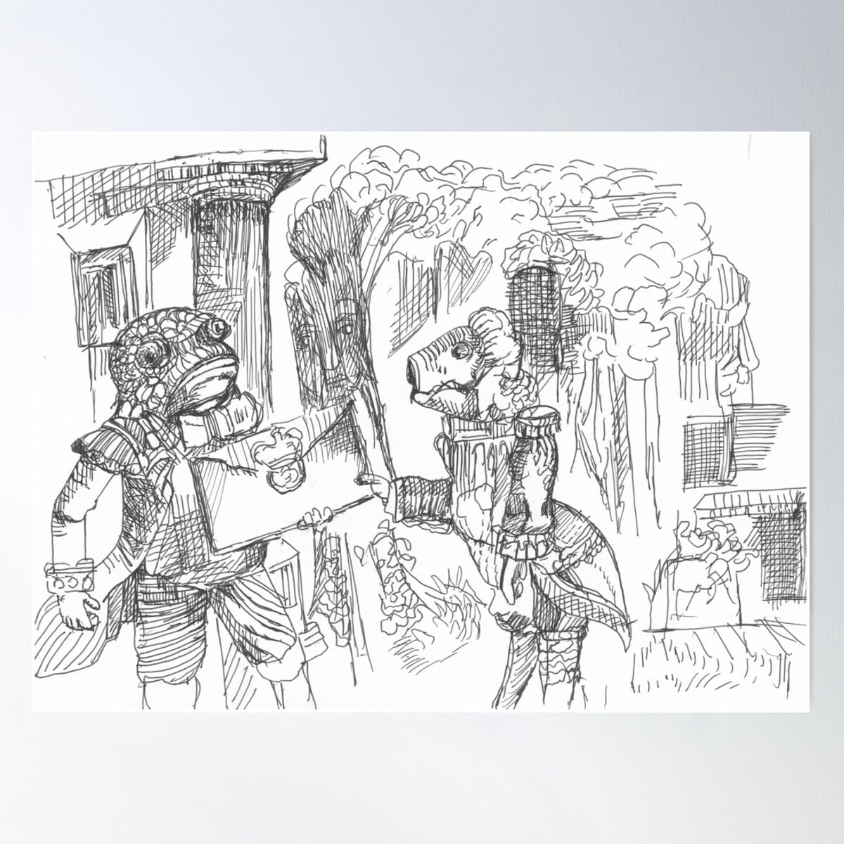 Frog Footman And Fish Footman, Alice In Wonderland, Teresatown At ...