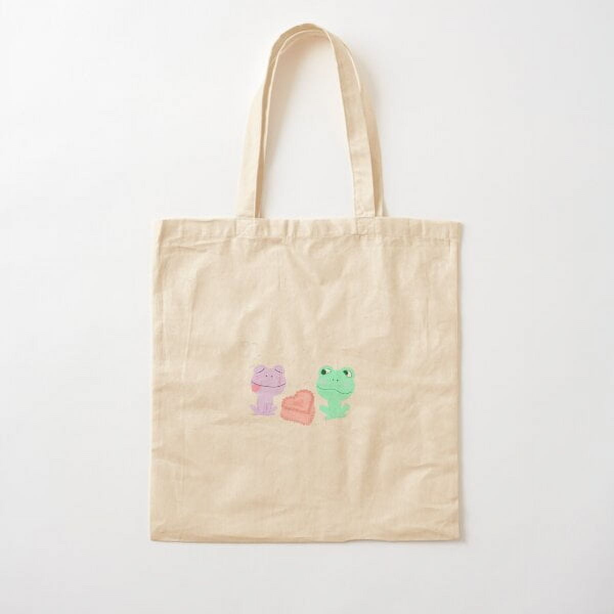 Frog, Frogs, Cake, Fairycore, Cottagecore Canvas Tote Bag, Family Gift ...