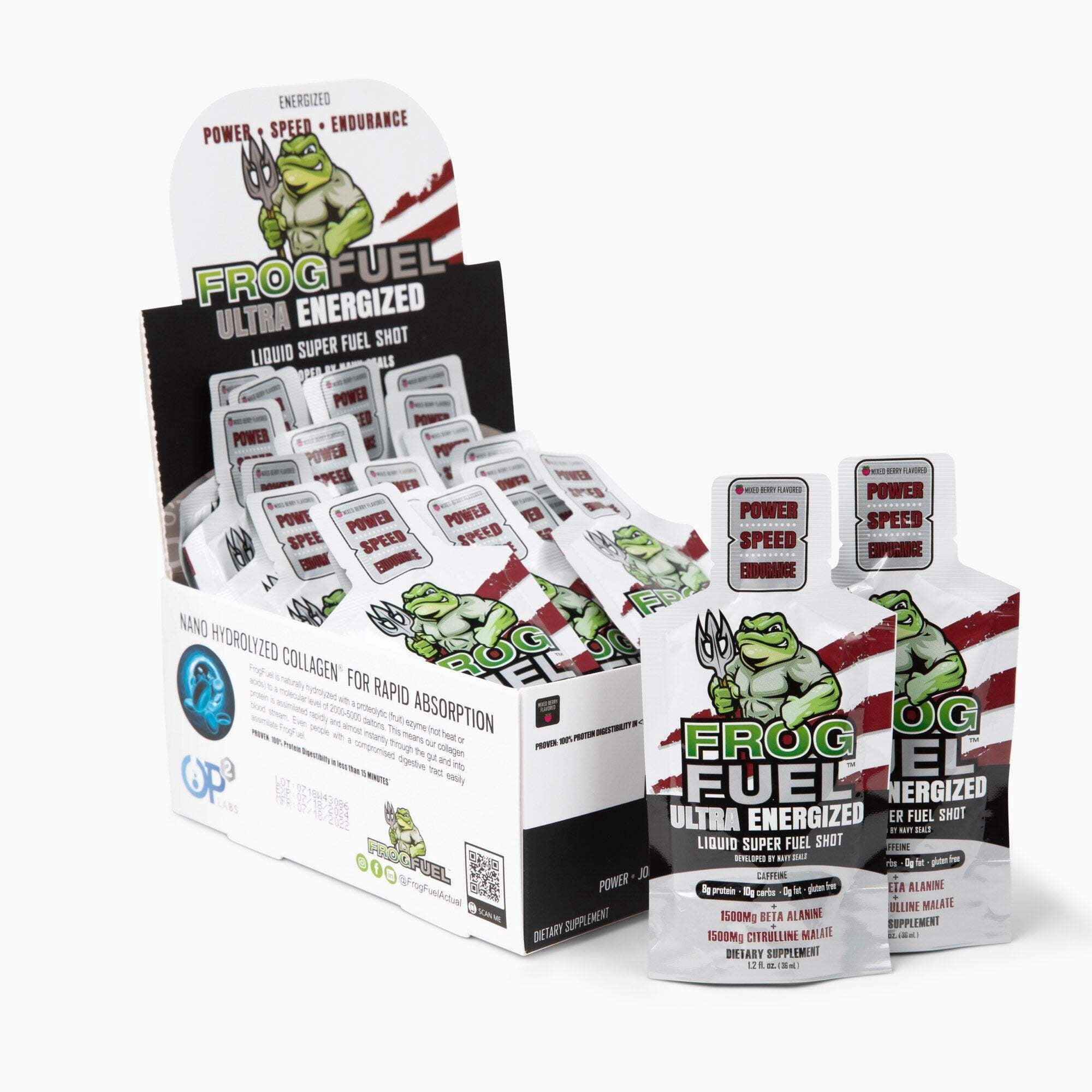 Frog Fuel Ultra Energized Pre-Workout & Endurance Drink - 24 Pack ...