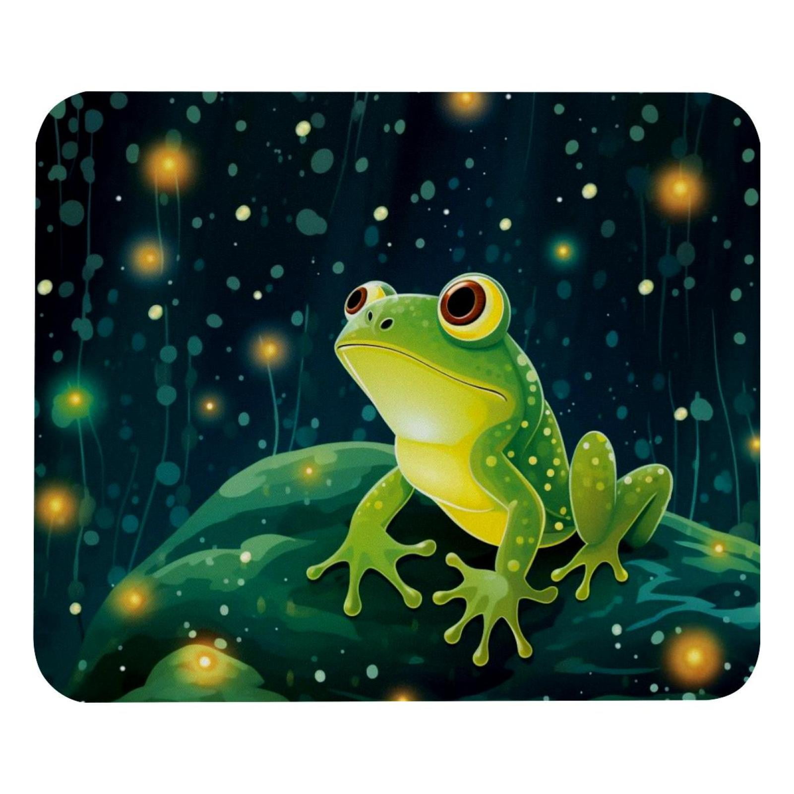 Frog Gaming Mouse Pad Desk Mat, Square 8.3x9.8 Inch Non-Slip Rubber ...