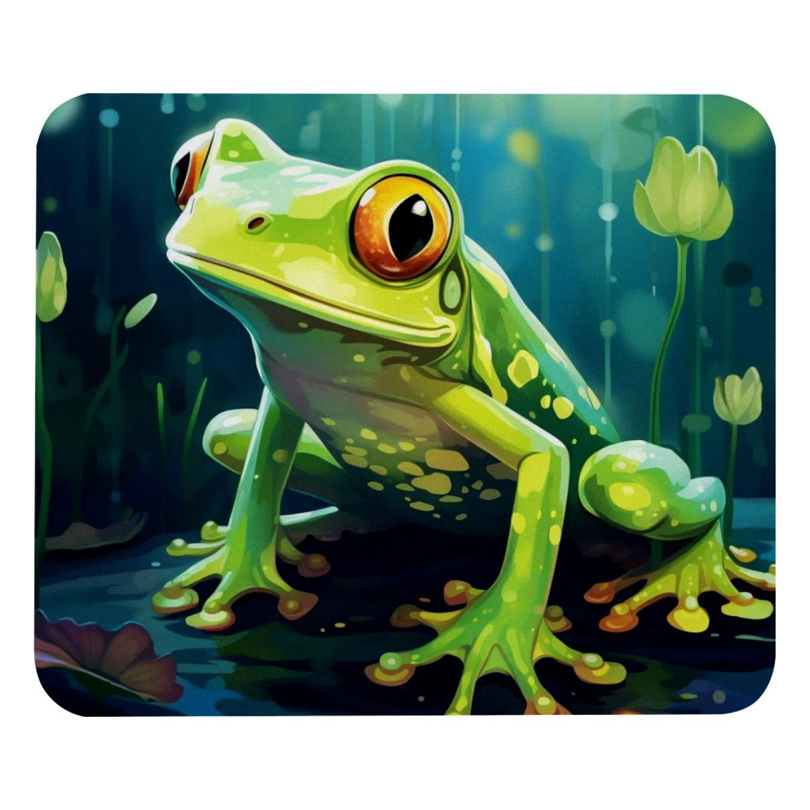 Frog Gaming Mousepad Mouse Mat Desk Mat - Square, 8.3x9.8 Inch, Non ...