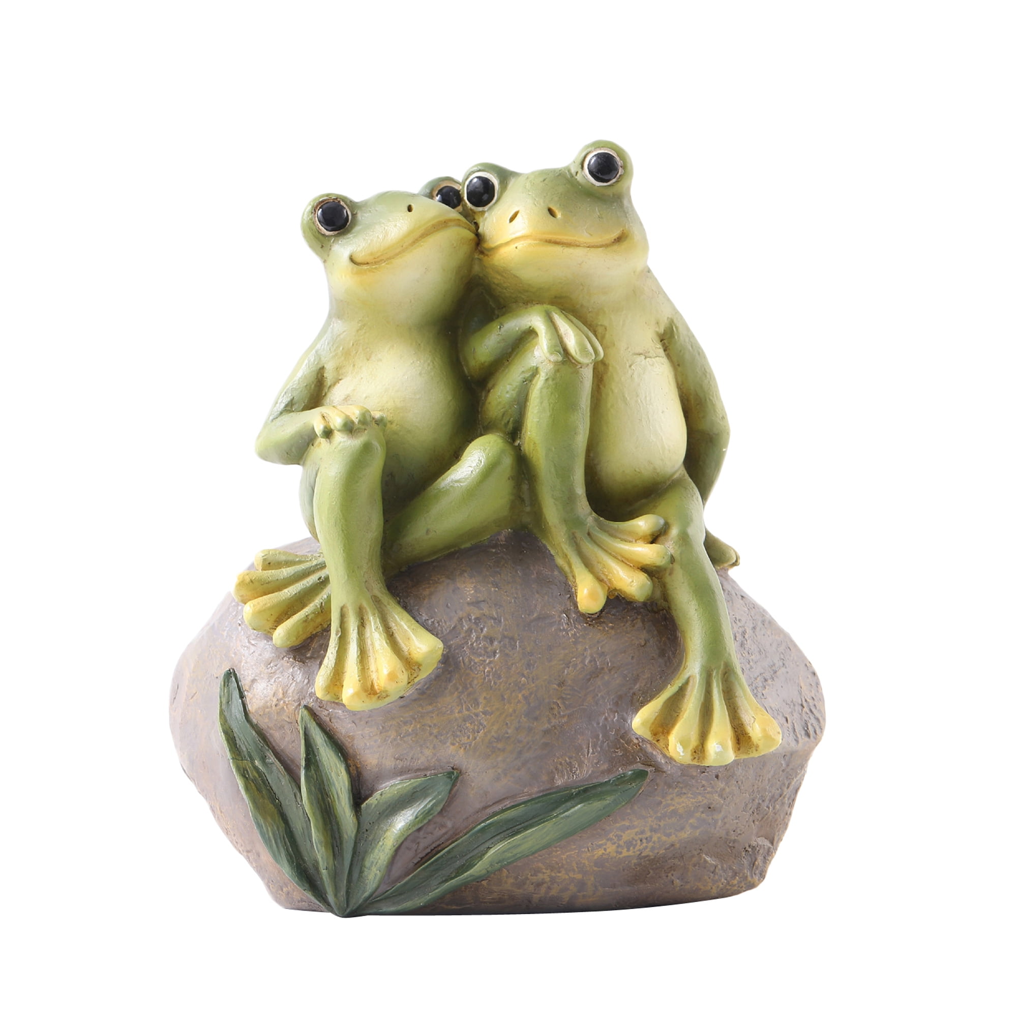 Frog Garden Statues Outdoor Resin Couple Frogs Animal Figurines for ...