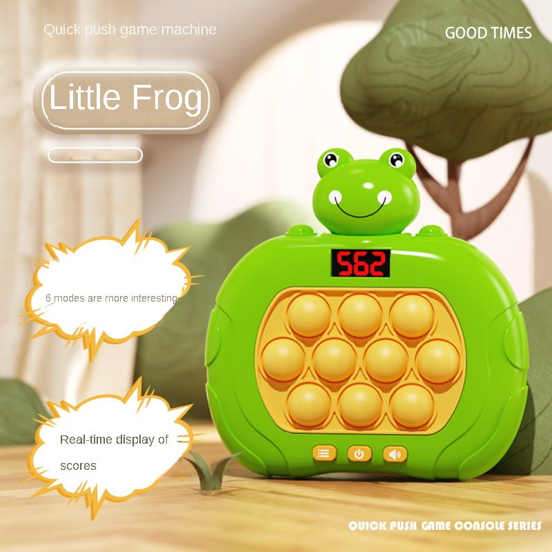 Frog Green Rechargeable Push Pop Fidget Toy for Kids, Light Up Sensory Game Gift - Walmart.com