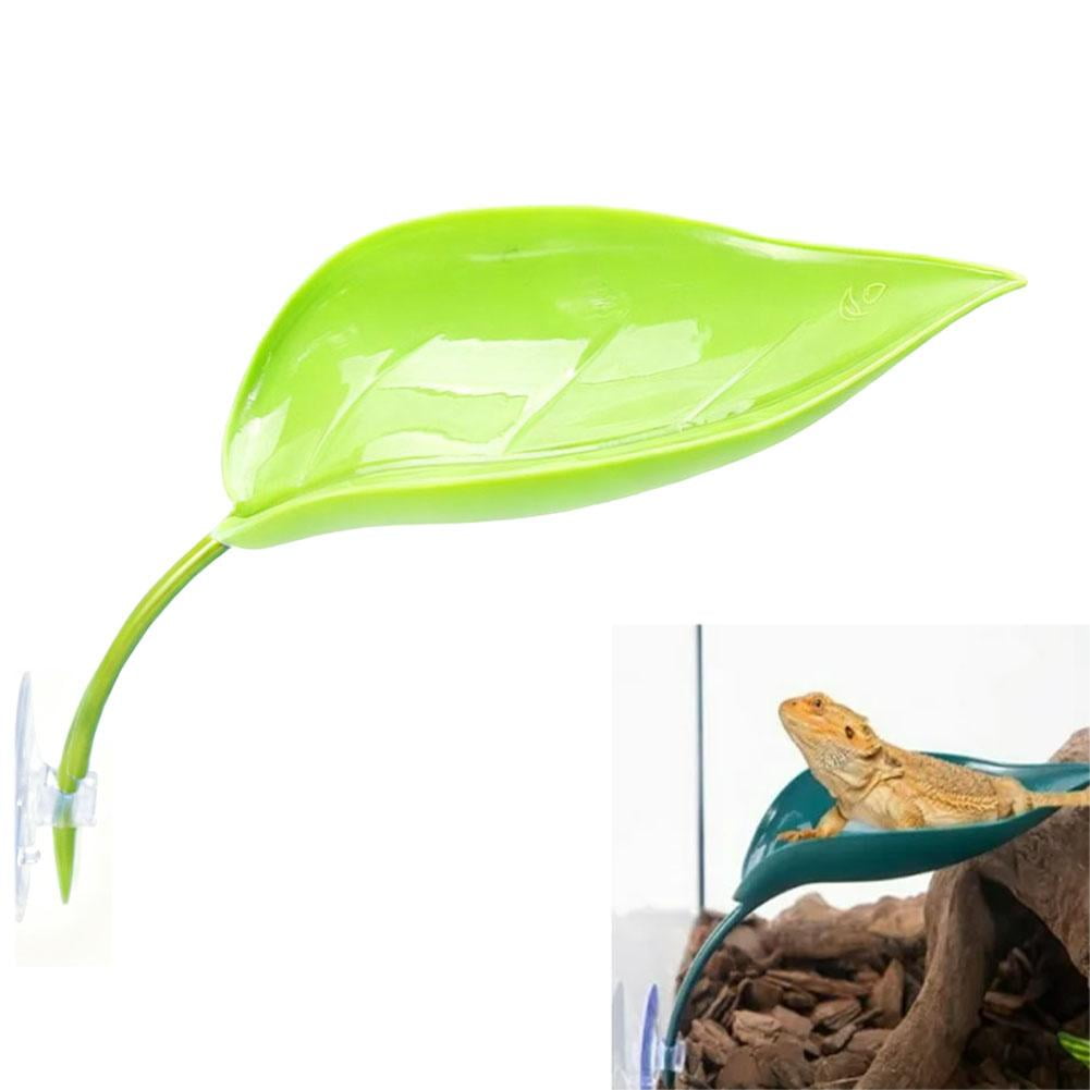 Frog Habitat Leaf Suction Cup Reptile Basking Area Resting Terrace ...