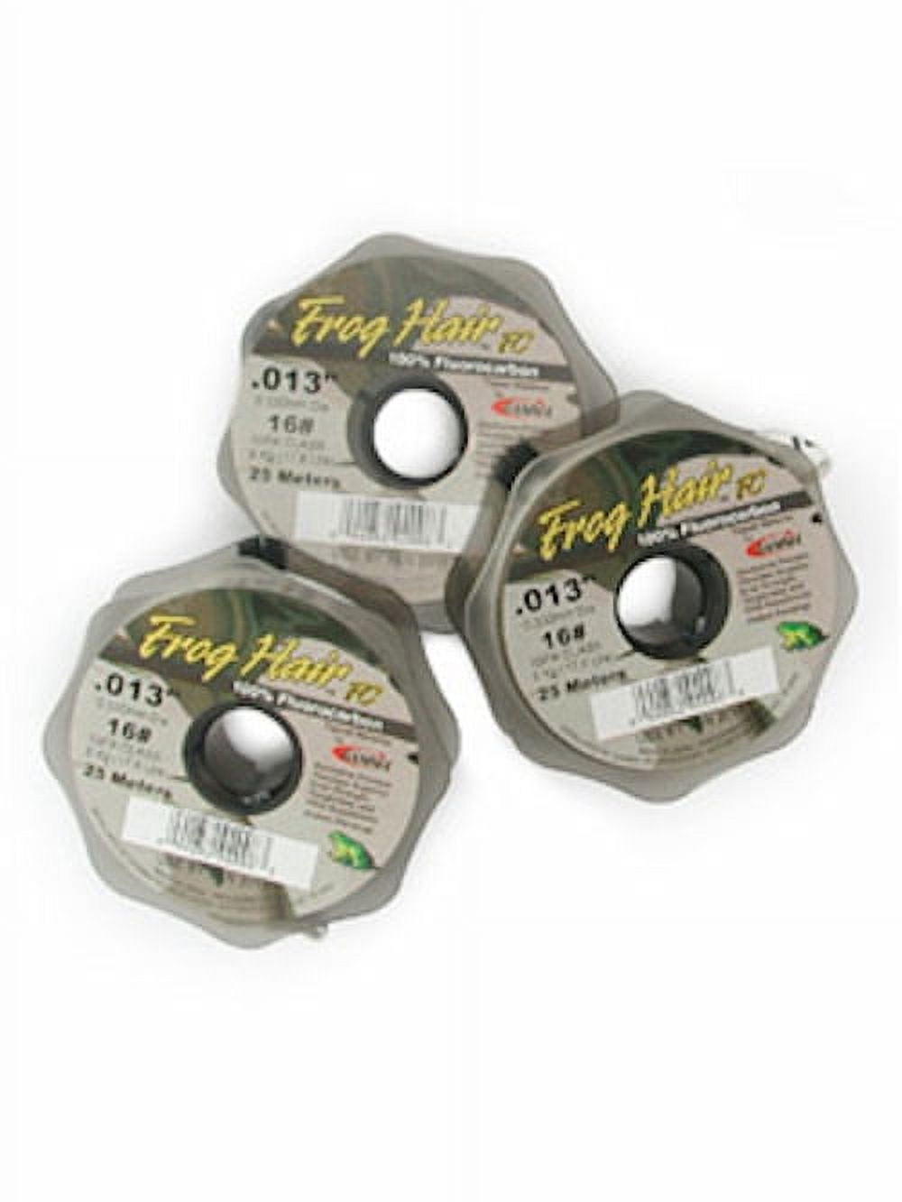 Frog Hair Fluorocarbon Tippet 0X 12# 25m Spool - Fly Fishing - Walmart.com