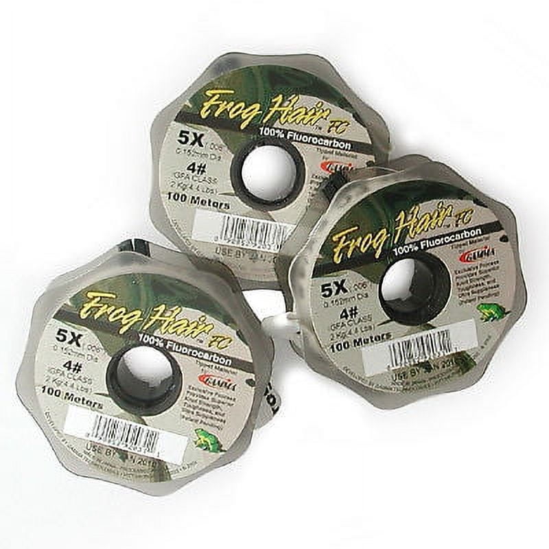 Frog Hair Fluorocarbon Tippet 1X 100m Guide Spool - Fly Fishing ...