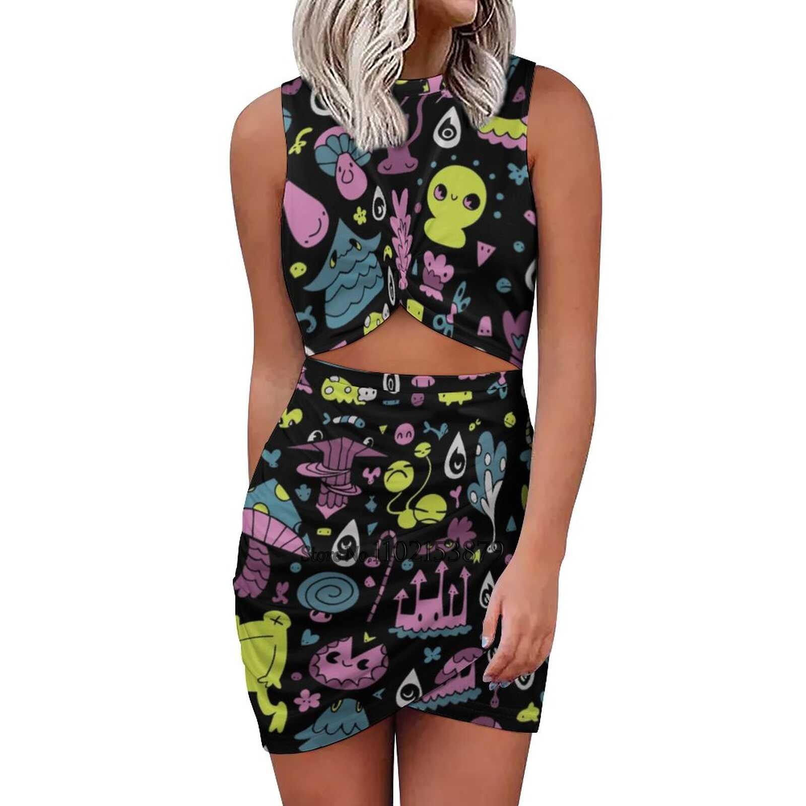 Frog In Sporeland Back Lacing Backless Dress Square Neck New Plus Size ...