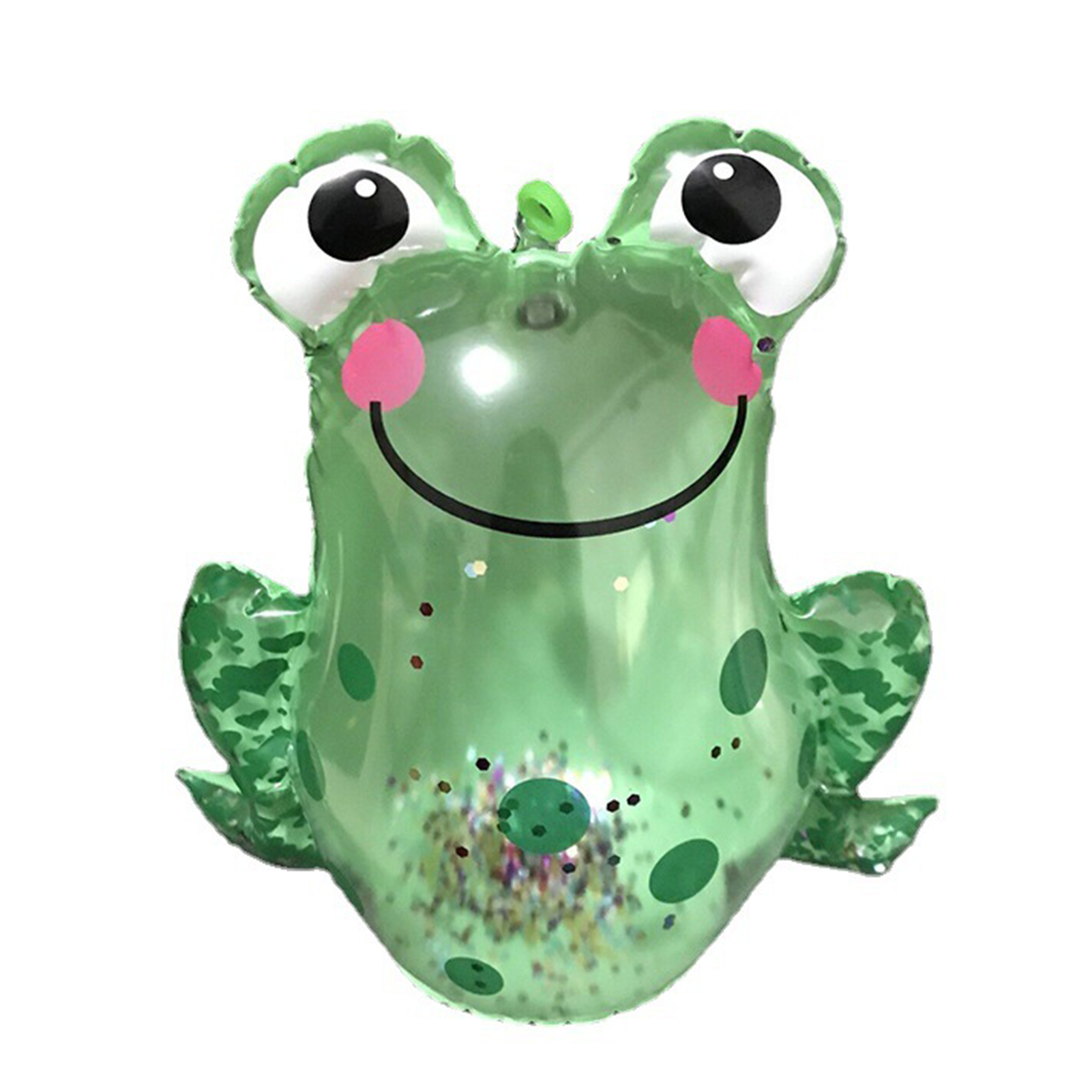 Frog Inflatable Toy Easy Storage Eye-Catching Shine Lightweight Fine ...