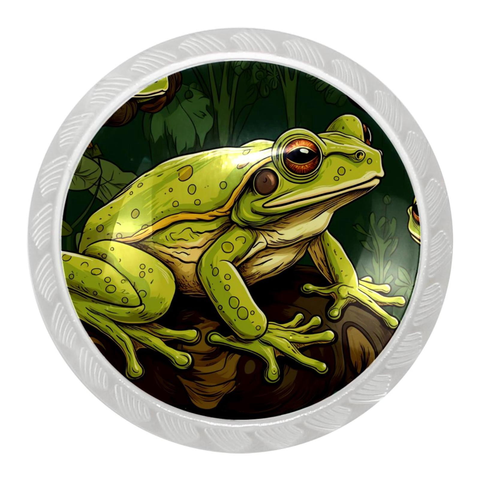 Frog Insect Pattern 4 PCS Cabinet Knob Drawer Knob Cabinet Hardware ...